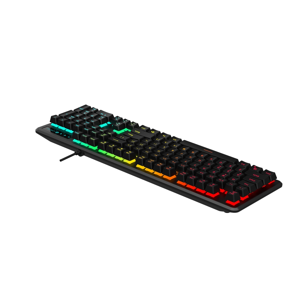 راکولو - کیبورد باسیم مکانیکال RGB برند LogiKey مدل K310